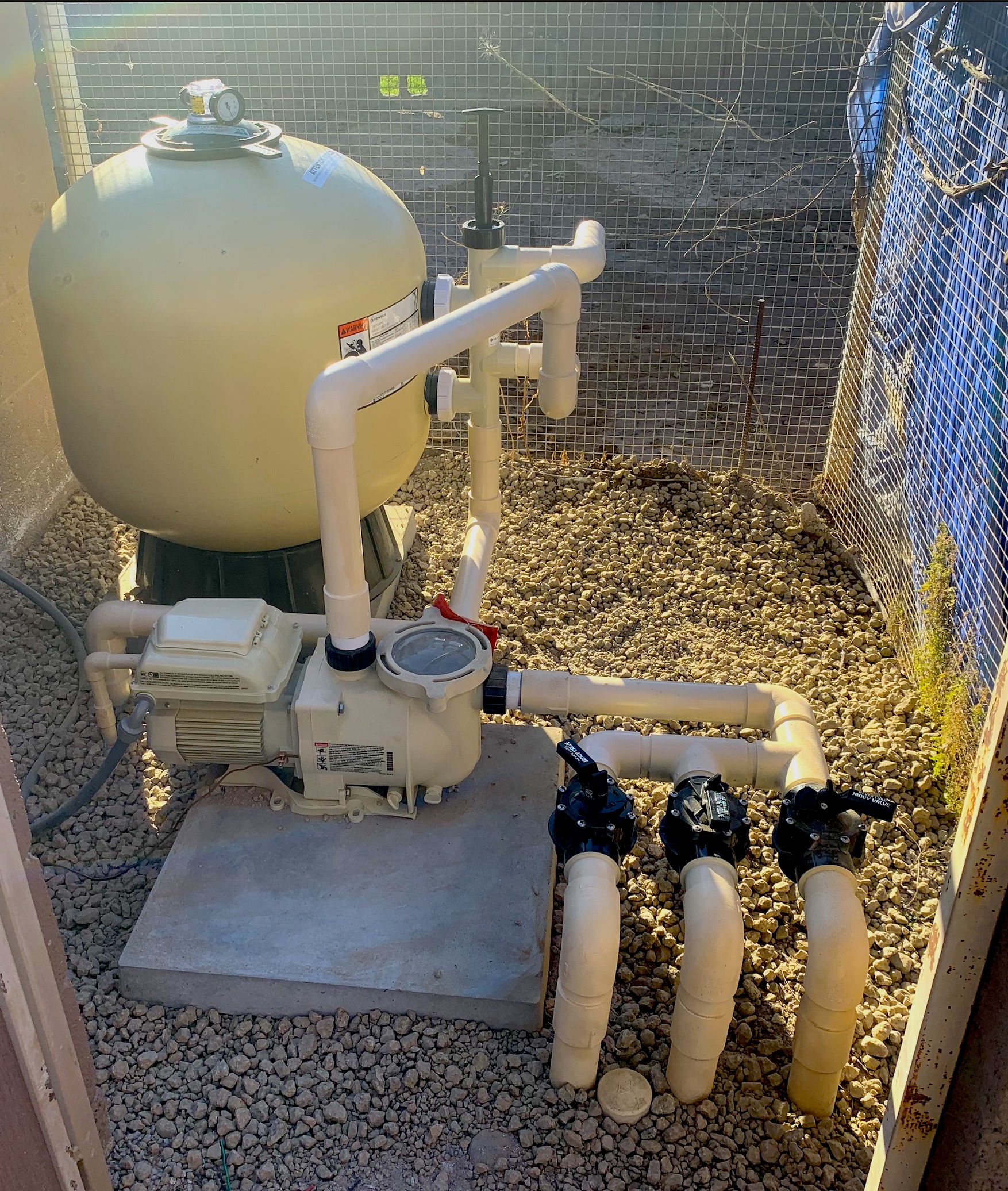 Pool equipment installation Gilbert Az