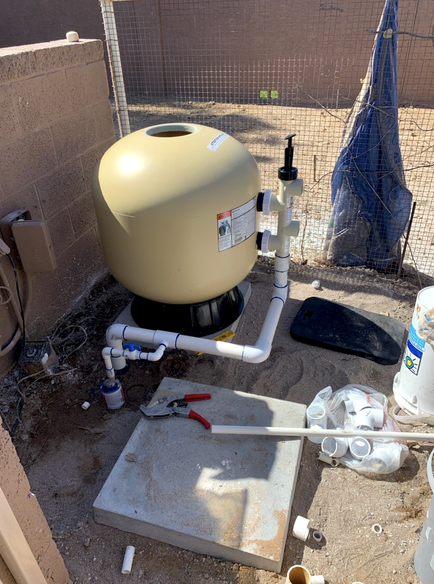 Pool equipment installation Gilbert Az